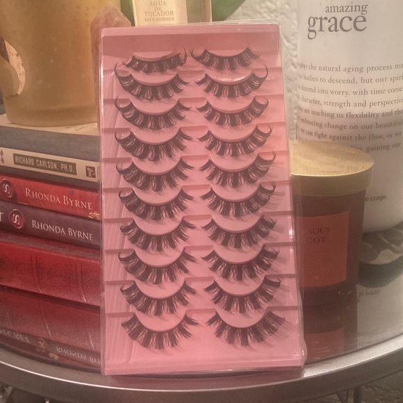 Makeup | 1 Pairs False Eyelashes Pack Fluffy Mango Y2k Lashes 3d Faux ...